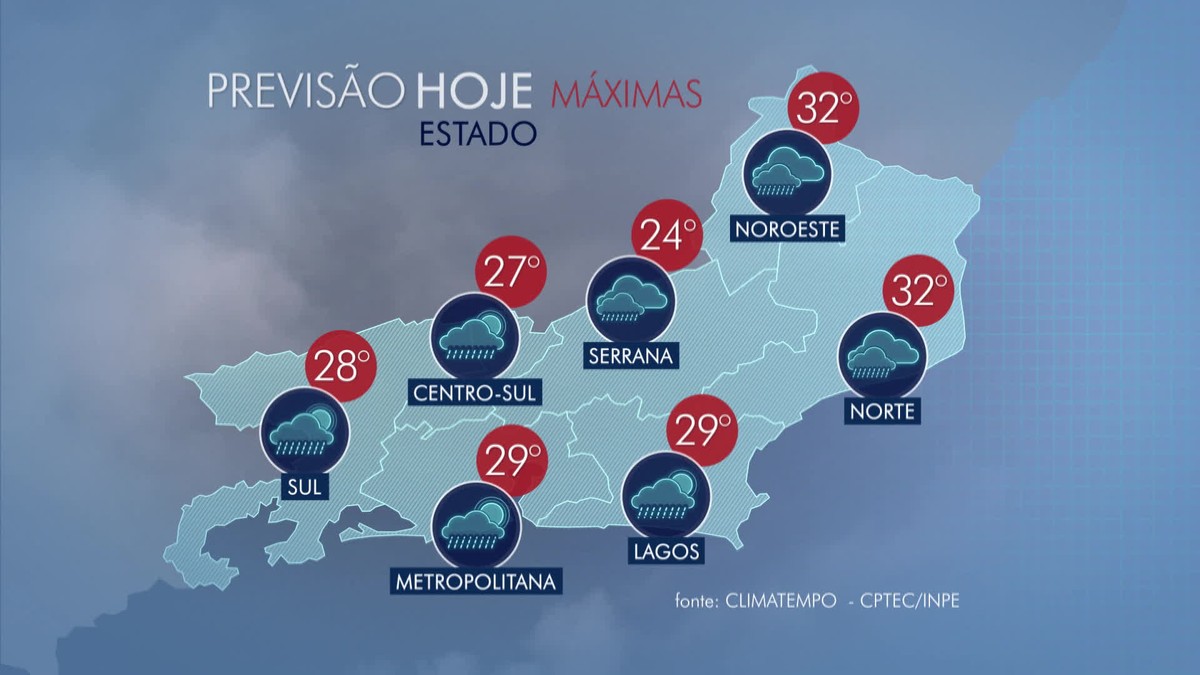 RJ tem previsão de chuva para toda a semana | Rio de Janeiro | G1