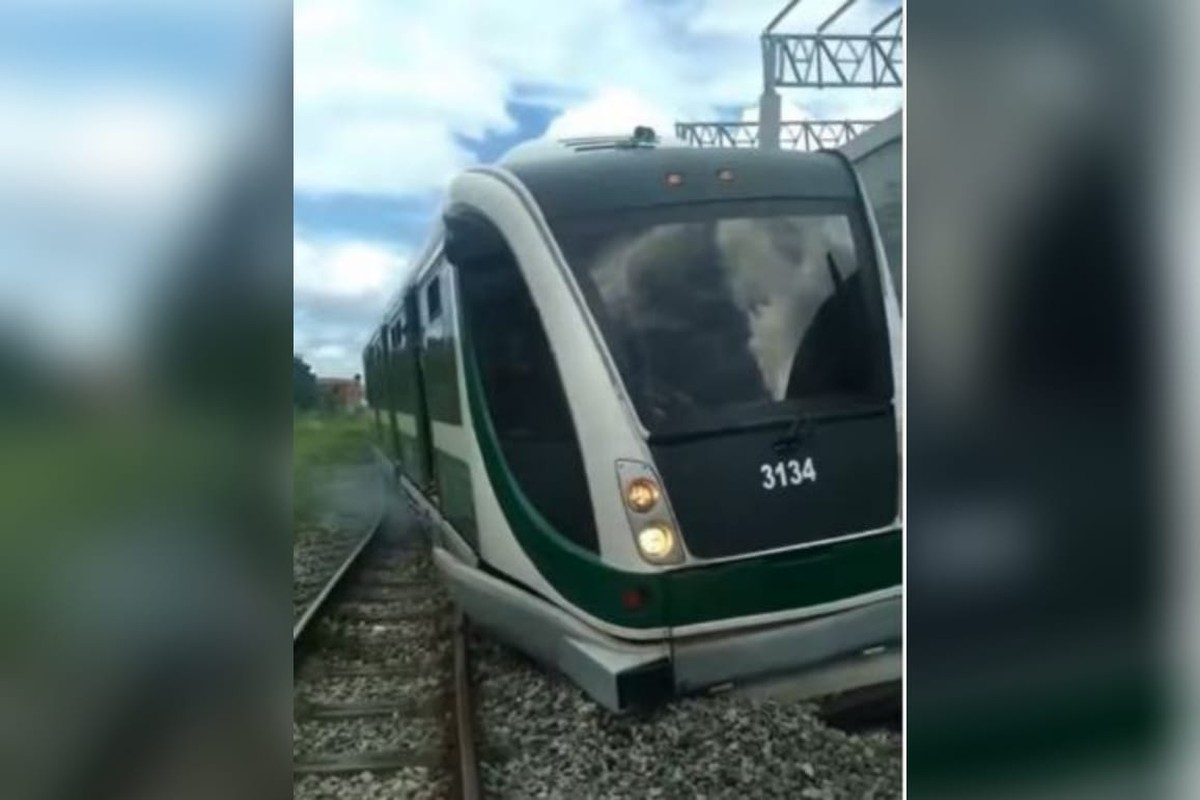 VLT da linha Parangaba-Mucuripe descarrila em Fortaleza e opera ...