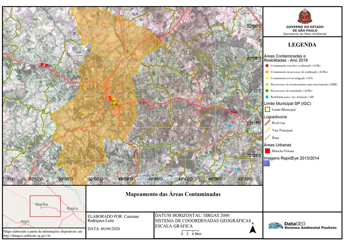 Marília realiza mapeamento ambiental via satélite | Noticias de Marília ...