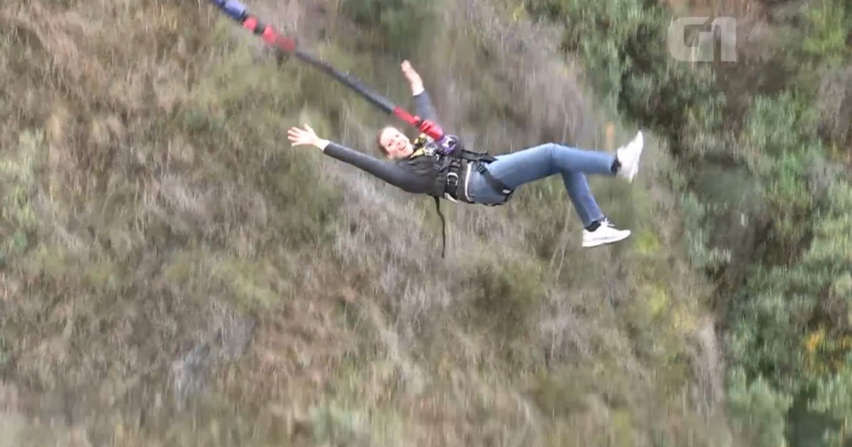 G1 - G1 salta de bungee jump no 1º lugar a explorar comercialmente o ...