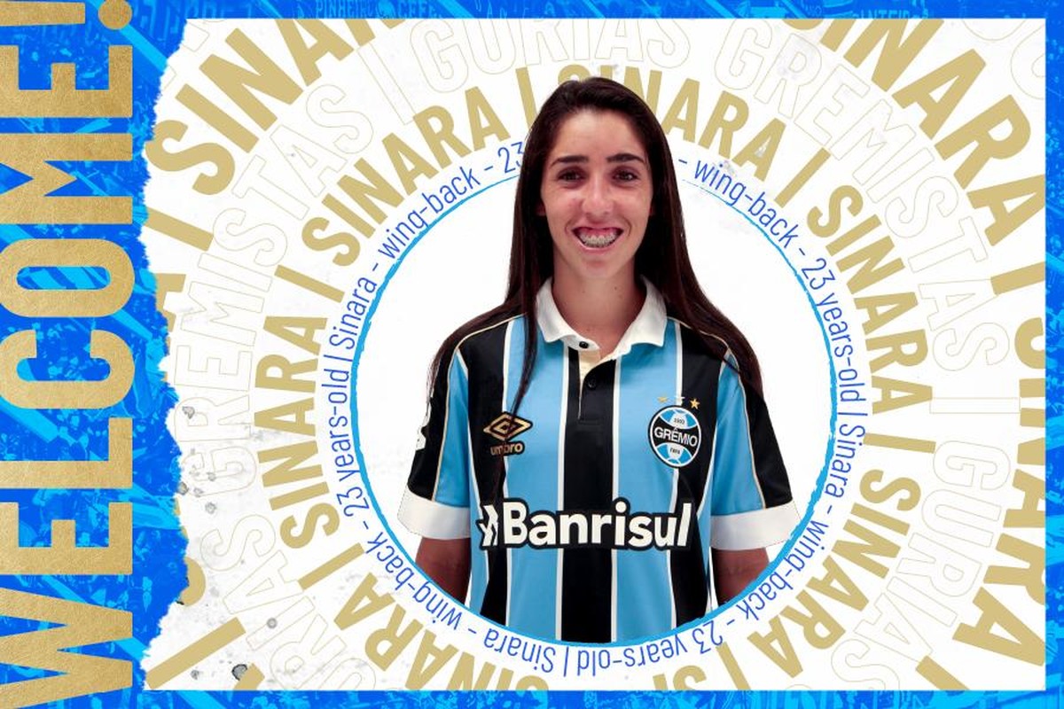 Um mês após deixar Iranduba, Sinara é anunciada pelo Grêmio nas redes ...