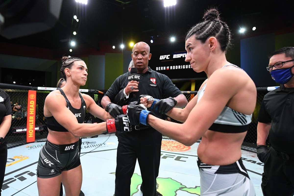 UFC tem inédito bônus 100% feminino; Dern x Rodriguez é Luta da Noite ...