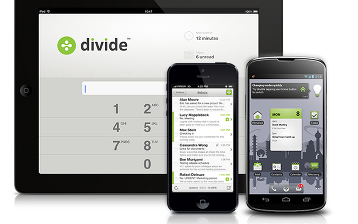 Divide transforma seu celular em dois: um para trabalho, outro para ...