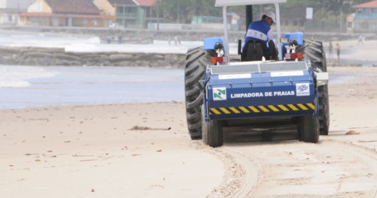 G1 - Máquinas começam a fazer a limpeza das praias do litoral do Paraná ...