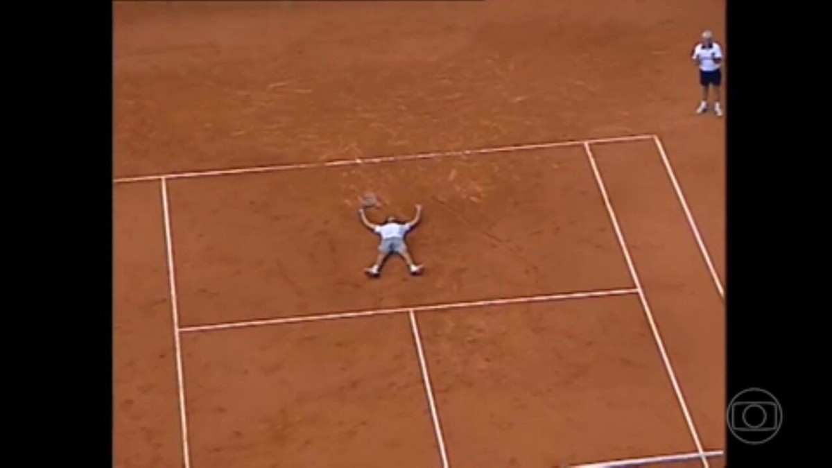 Guga vence prêmio de Hall da Fama do tênis com ‘celebração mais icônica ...