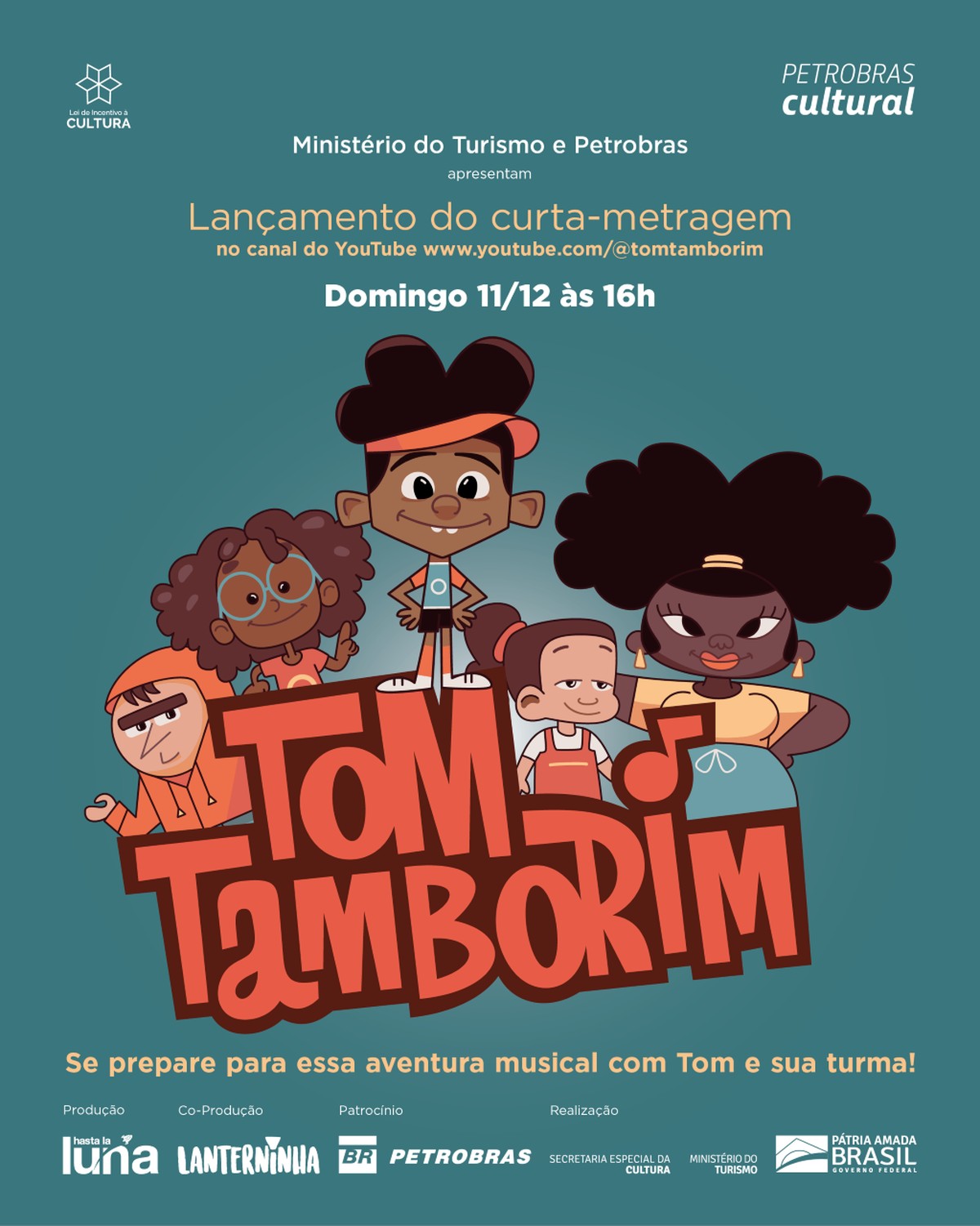 É de graça: animação infantil 'Tom Tamborim' terá lançamento presencial ...