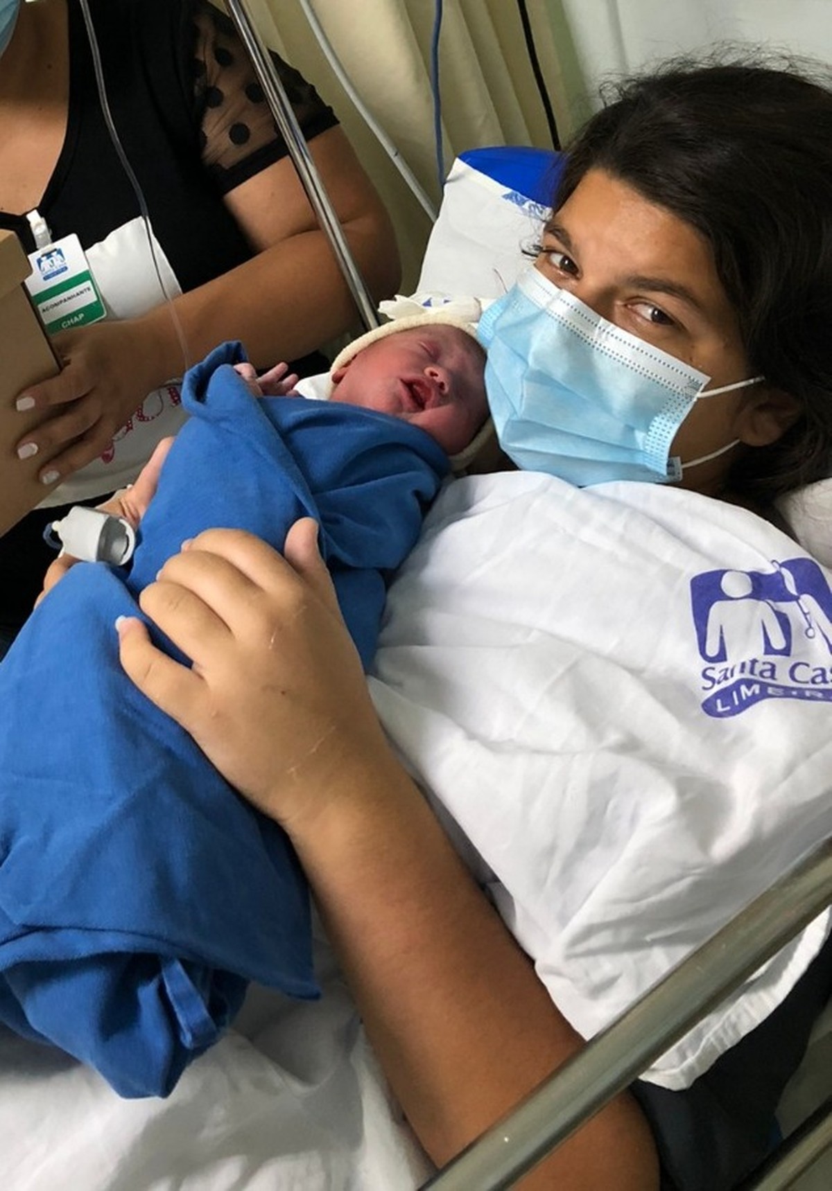 Maria Antonela chega ao mundo às 10h21 e é a primeira bebê nascida na ...