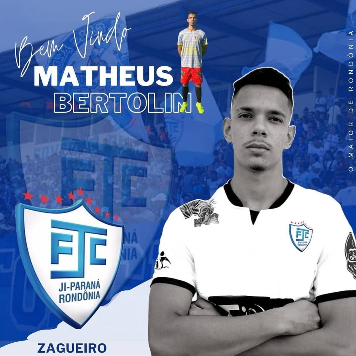 Zagueiro é anunciado pelo Ji-Paraná | ji-paraná | ge