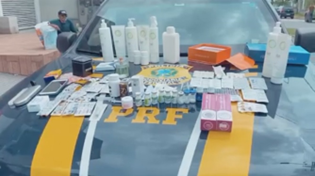 Paraguaio é detido dentro de ônibus transportando medicamentos de uso ...