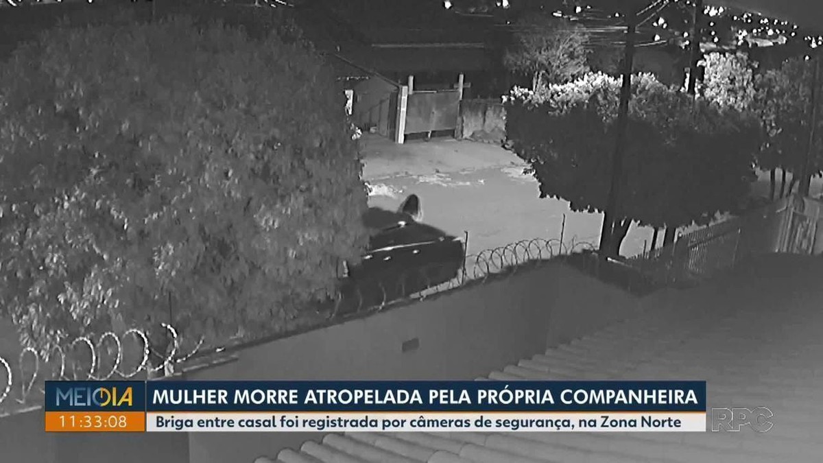 VÍDEO: Mulher morre atropelada por companheira em Londrina, diz PM; câmeras registraram briga ...