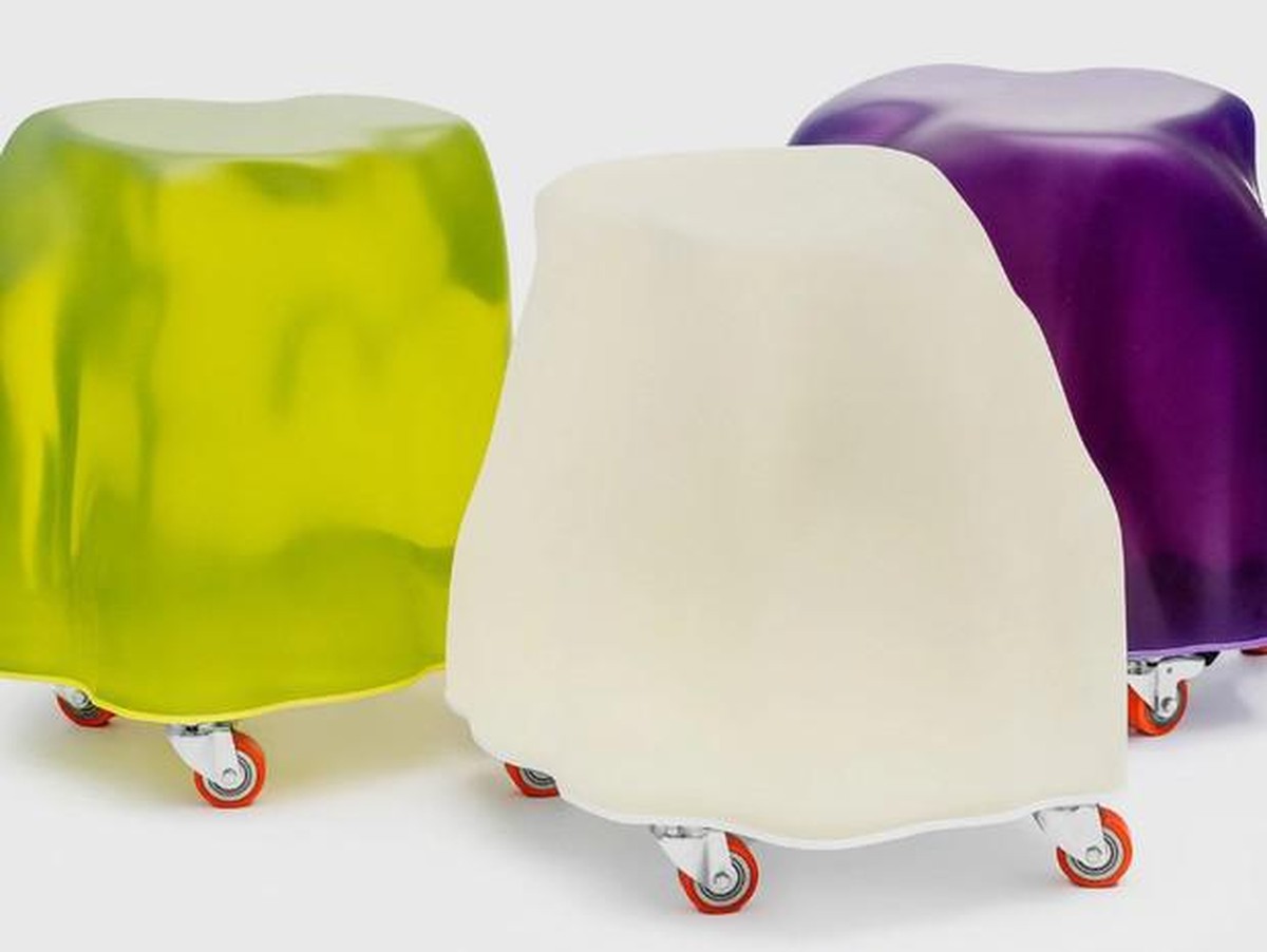 Designers criam móveis de gel surpreendentemente macios ao toque ...