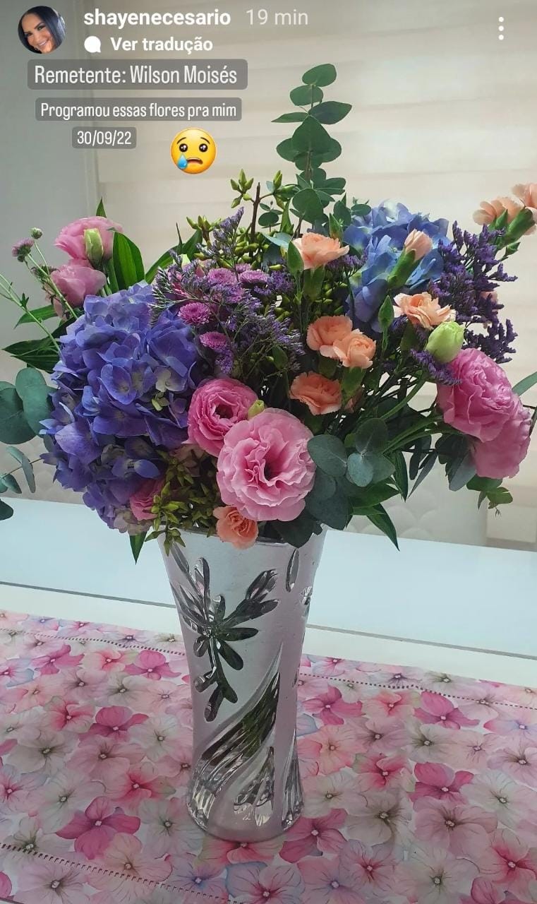 Viúva, Shayene Cesário recebe flores que marido comprou antes de morrer ...