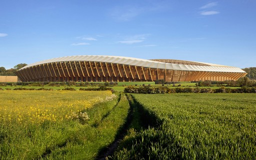 Conheça o primeiro estádio de futebol totalmente feito de madeira - GQ ...