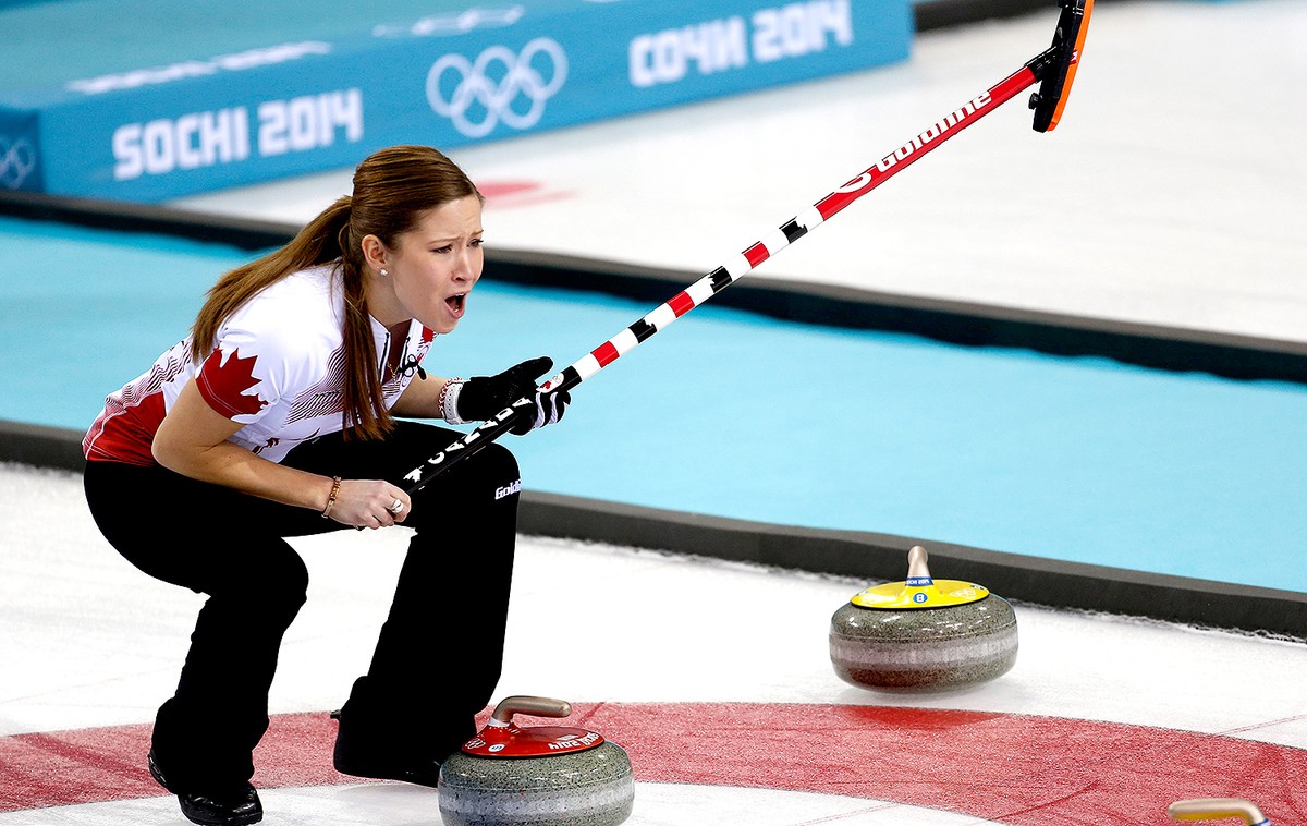 Sem esforço? Freestyler desafia campeã olímpica de curling e sofre com ...