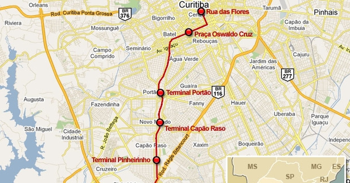 G1 - Curitiba quer R$ 2,5 bilhões para construção da primeira fase do ...