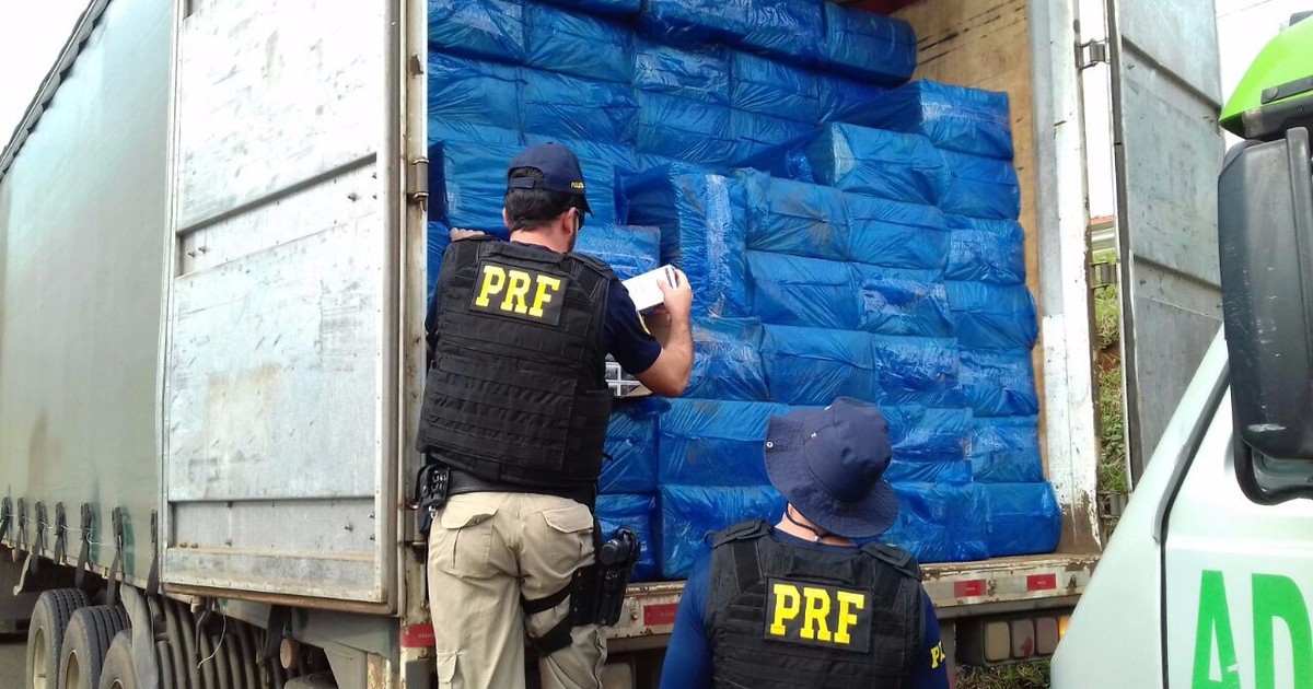 G1 Prf Apreende 750 Mil Maços De Cigarro Contrabandeados Em Maringá
