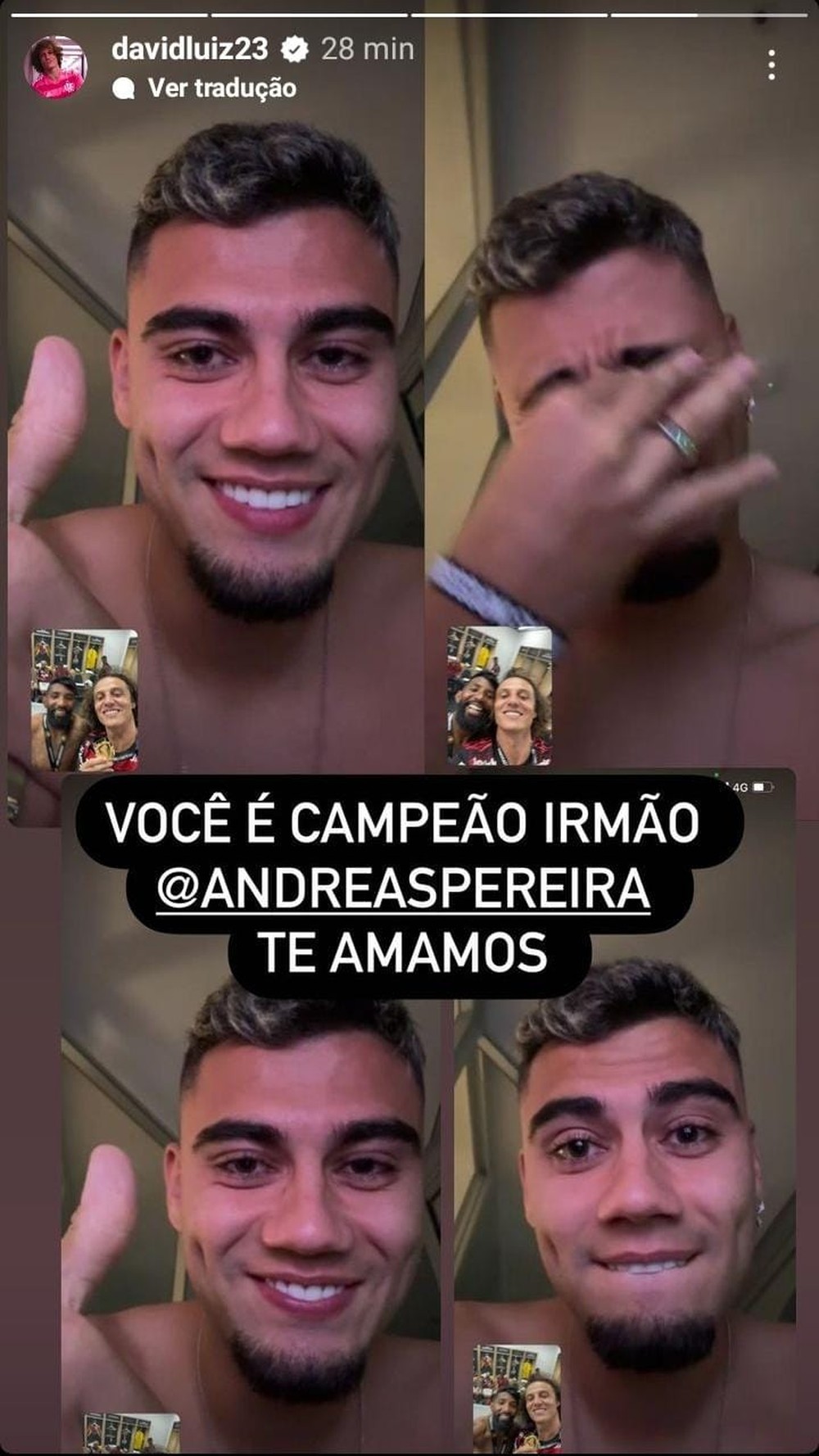 Vilão em 2021, Andreas Pereira comemora título do Flamengo: 