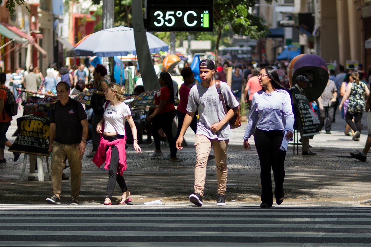 Com 34,8ºC, São Paulo tem dia mais quente do ano, diz Inmet | São Paulo ...