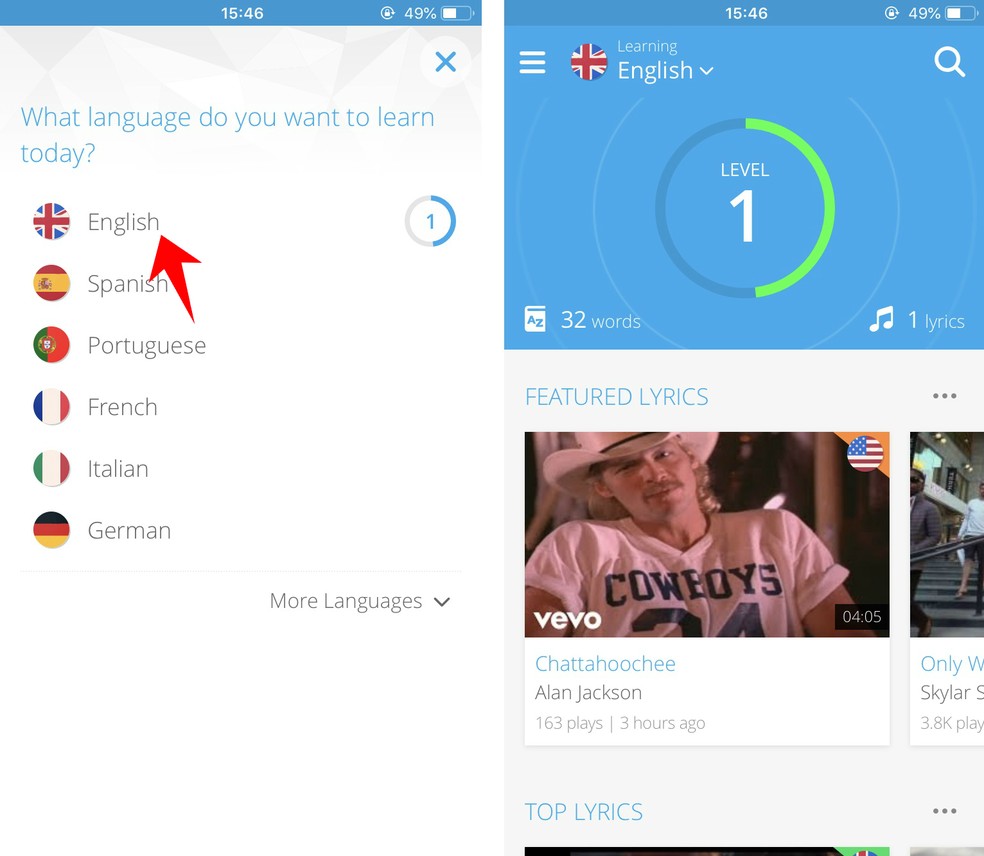Como aprender inglês com música pelo app LyricsTraining | Produtividade ...