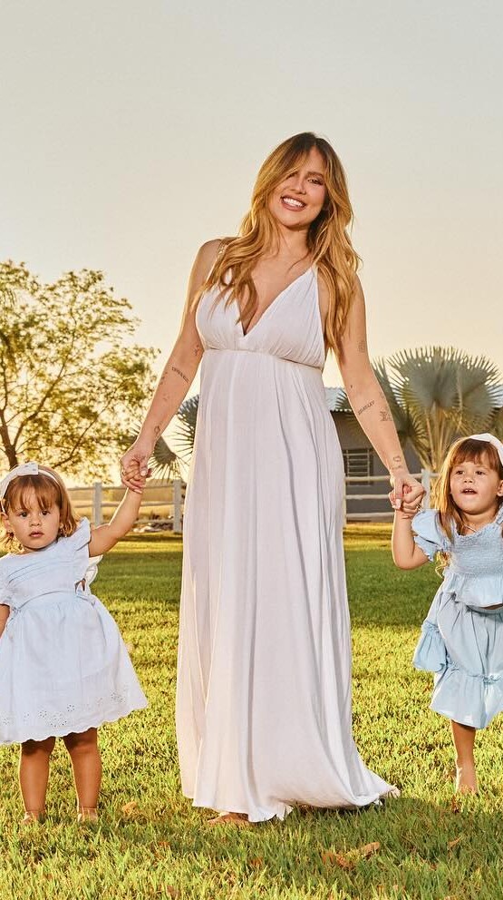 Virgínia, mãe de 3: Relembre os nascimentos de Maria Alice e Maria Flor ...