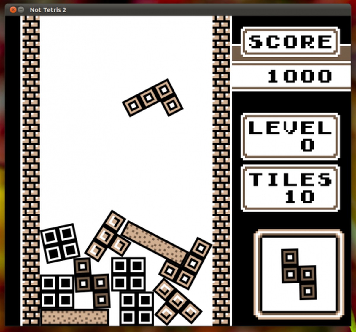 Not Tetris 2: variante do famoso jogo, na qual leis da física devem ser ...