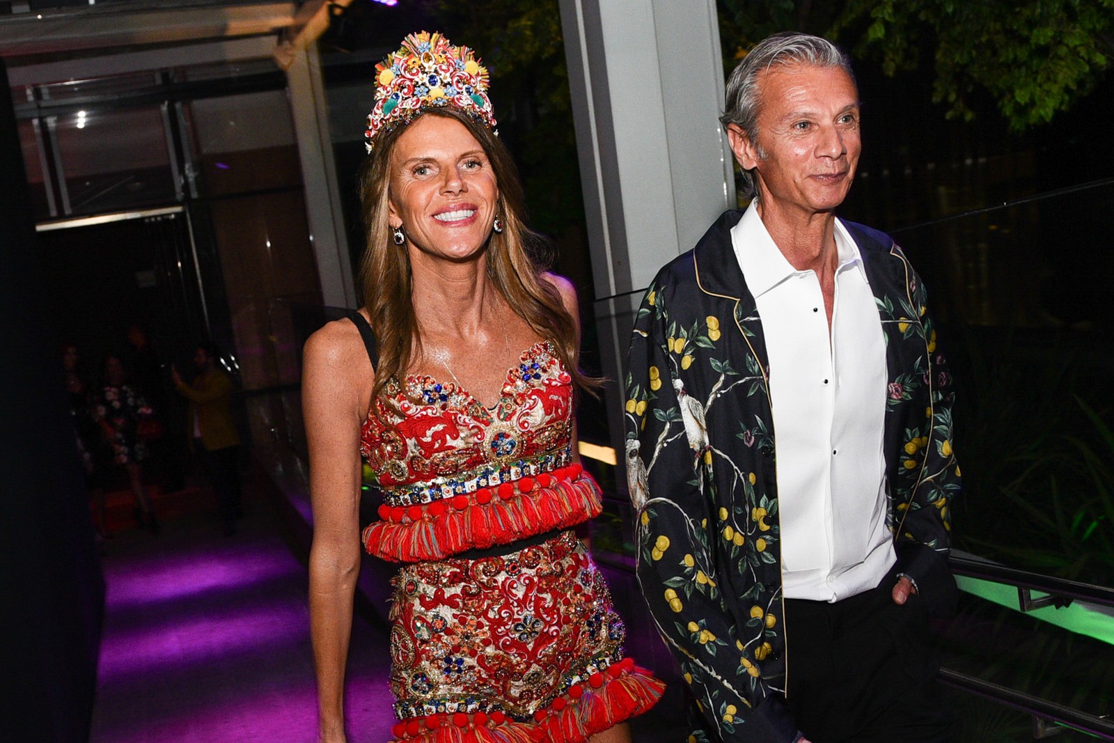 Dolce & Gabbana arma festa animada para Anna Dello Russo | Lifestyle ...