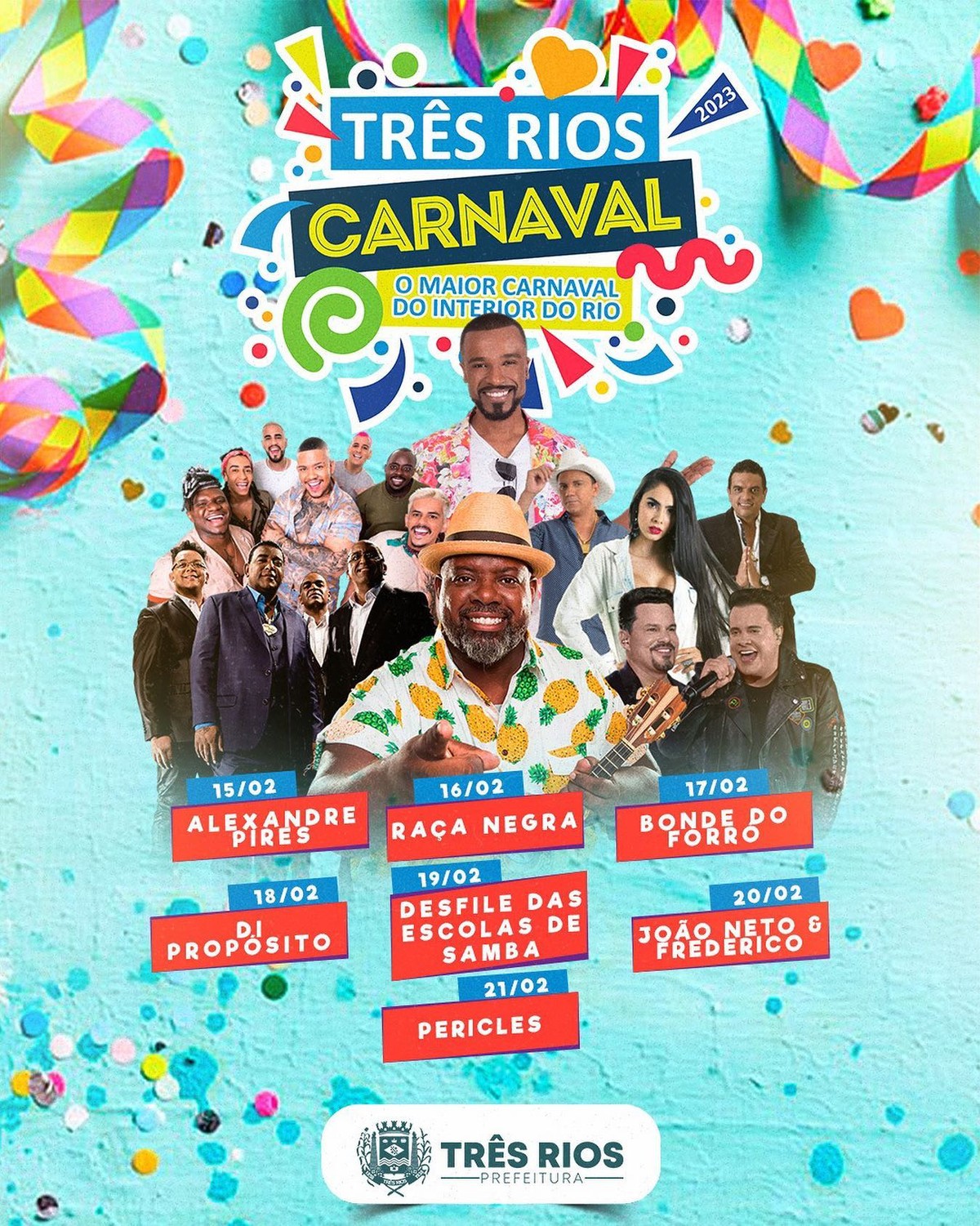 Veja a programação de Carnaval em Três Rios (RJ) | Sul do Rio e Costa ...