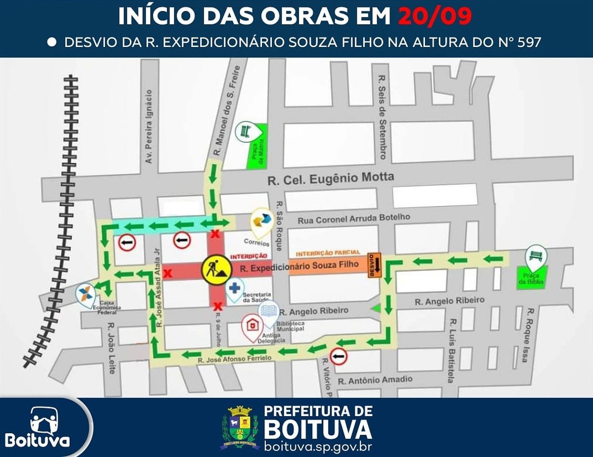 Boituva anuncia mudança no trânsito para obras no sistema de drenagem ...
