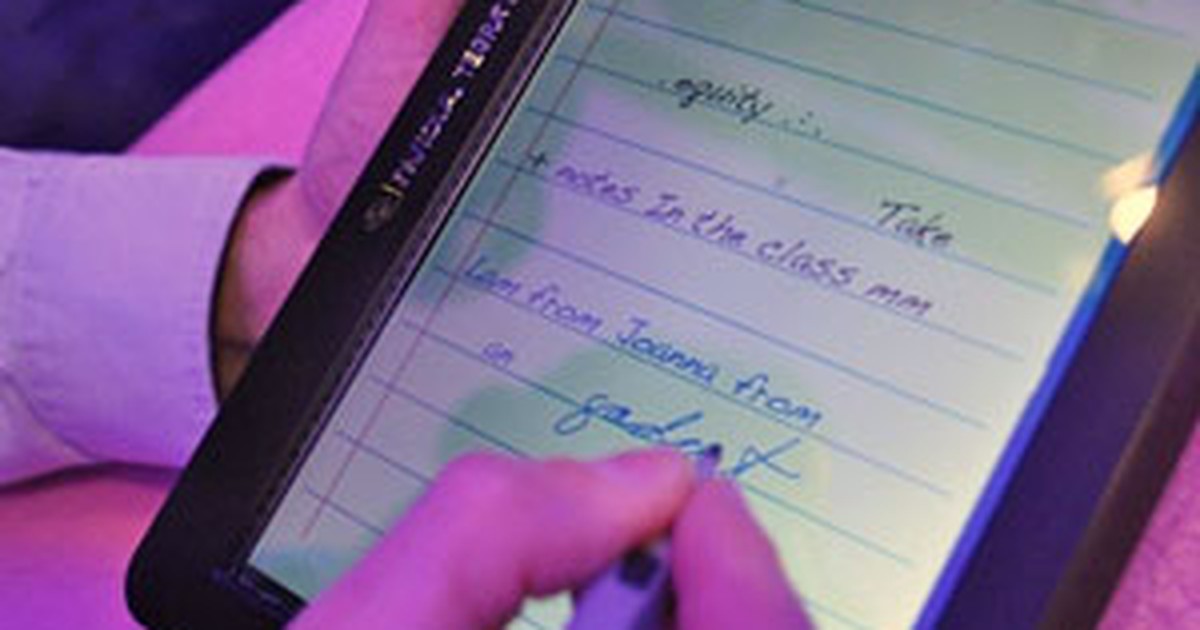 G1 - Programa faz tablet reconhecer letra escrita por usuário ...