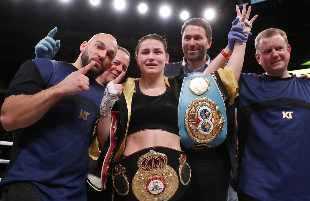 Katie Taylor desbanca Rose Volante e unifica três cinturões dos pesos ...