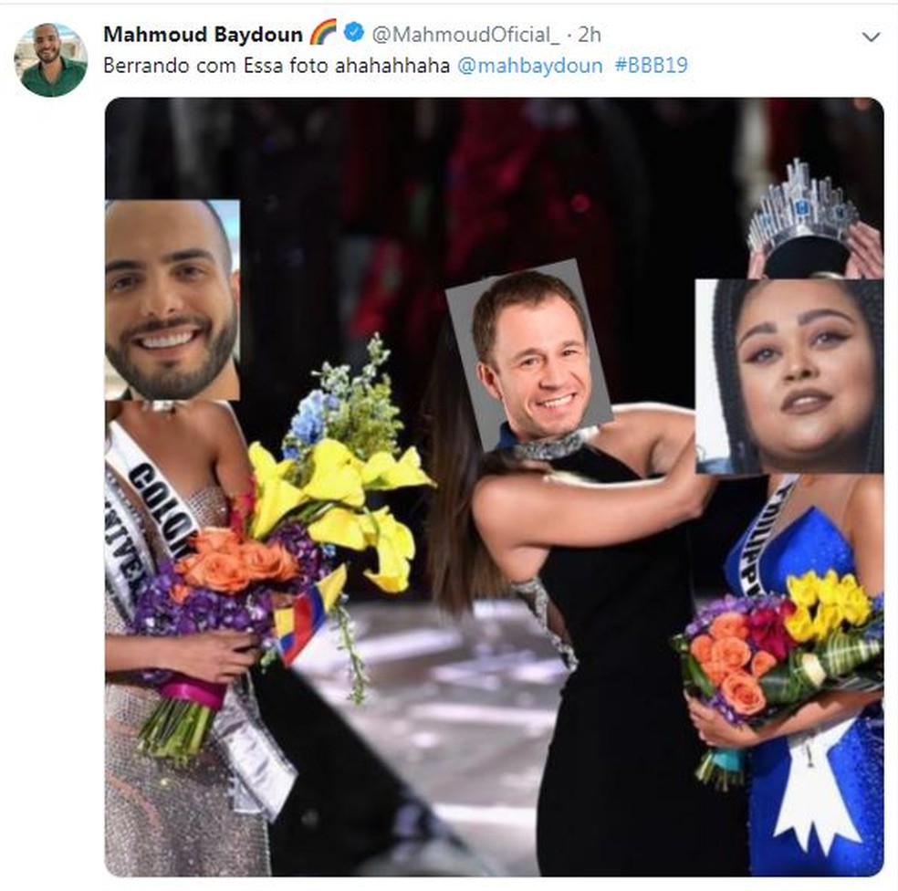 Mahmoud, do BBB18, brinca sobre 'erro' de Rízia durante votação ...