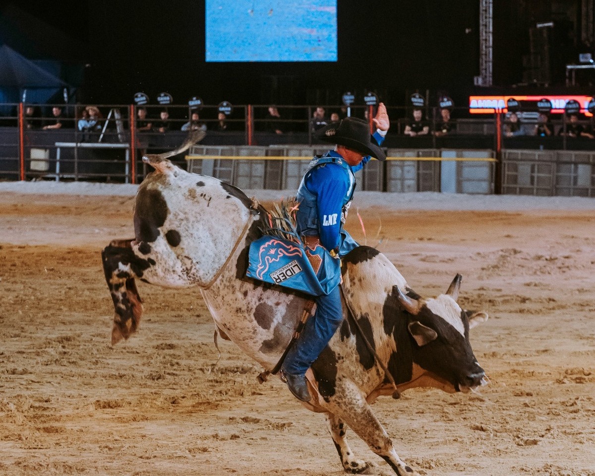 Montaria em touros durante o Limeira Rodeo Music vira atalho para peões ...