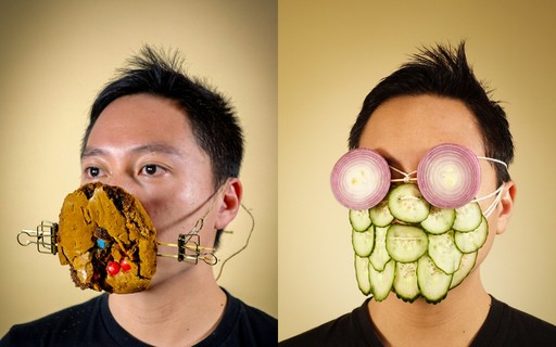 Trabalho de Antonius Oki Wiriadjaja transforma alimentos em máscaras ...