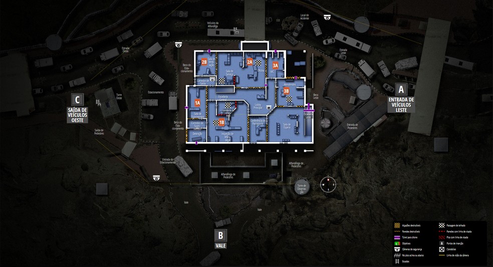 Fronteira no Rainbow Six Siege: veja lugares e pontos de referência do ...