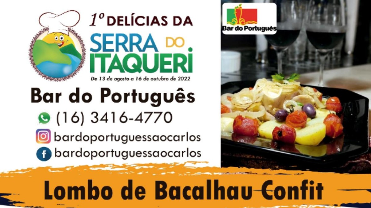 Lombo de Bacalhau Confit – Bar do Português – São Carlos/SP | 1º ...