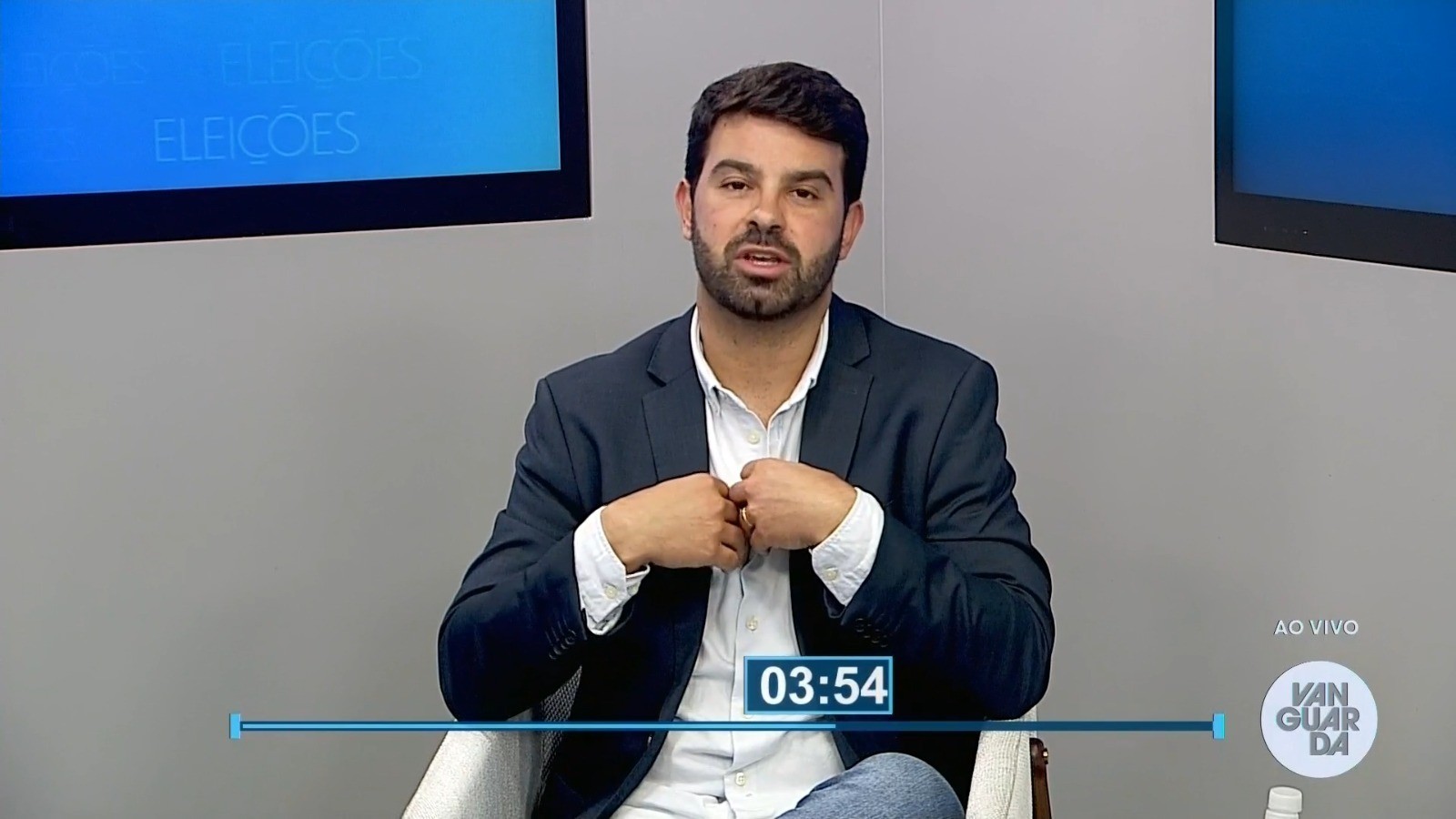 VÍDEOS: Sergio Victor (Novo) é entrevistado no Jornal Vanguarda ...