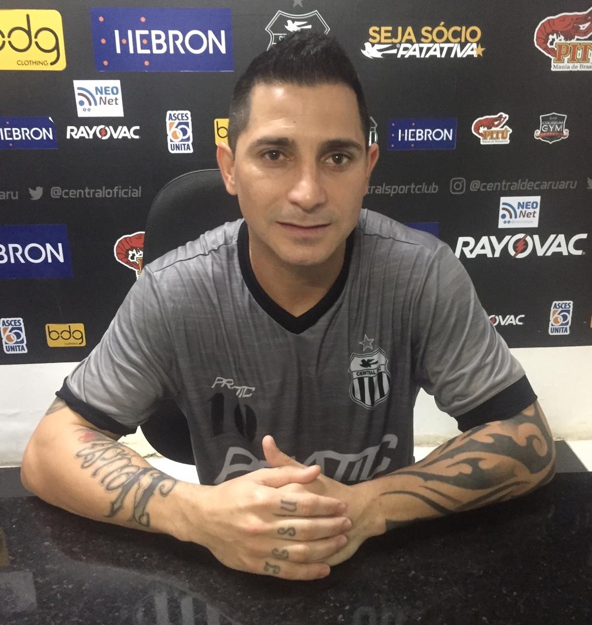 Danilinho fala em felicidade e recomeço no Central | central | ge