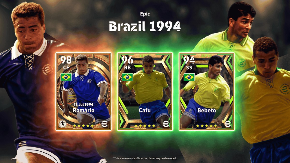 eFootball 2023 lança cartas especiais de Romário, Cafu e Bebeto | pes | ge