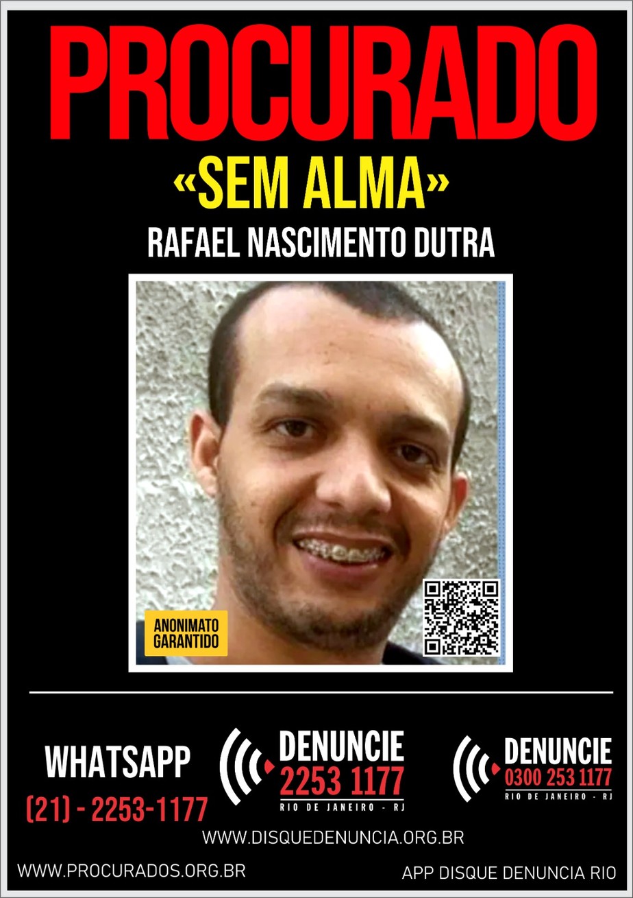 Disque Denúncia pede informações sobre Sem Alma, PM apontado como chefe ...