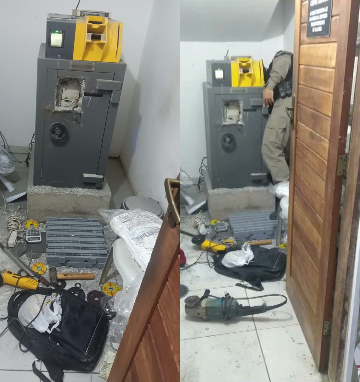 Três homens são presos suspeitos de arrombar supermercado para roubar ...