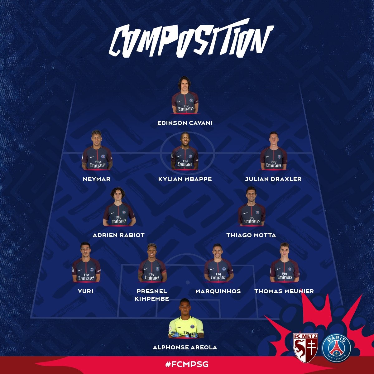 Unai Emery confirma Mbappé no time titular do PSG ao lado de Neymar ...