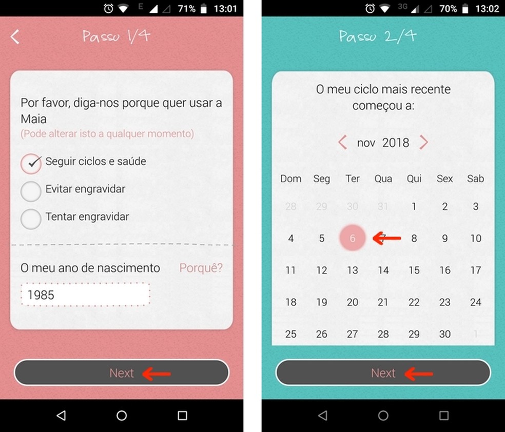 Como saber se estou no período fértil com o app Maia | Apps | TechTudo