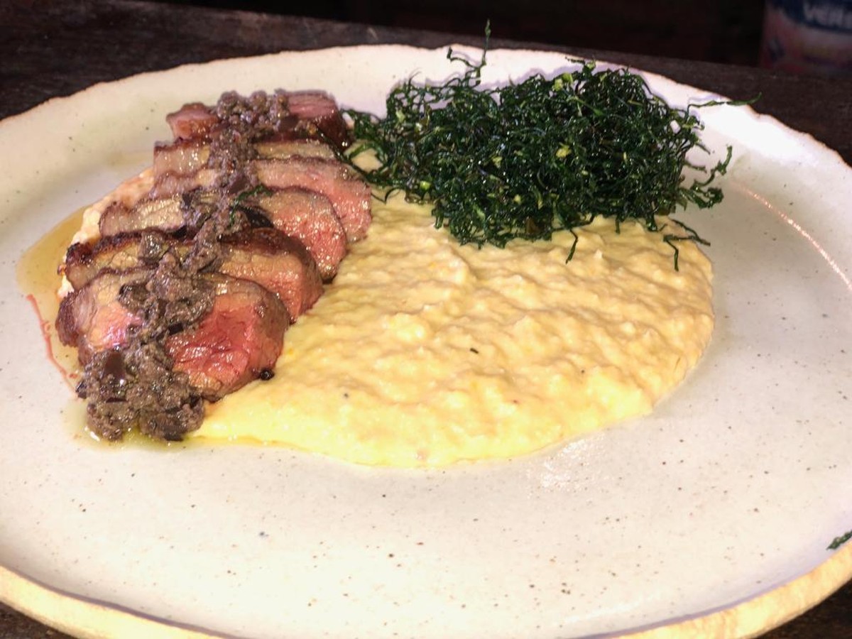 Aprenda a preparar uma picanha ao tapenade com creme de milho ...