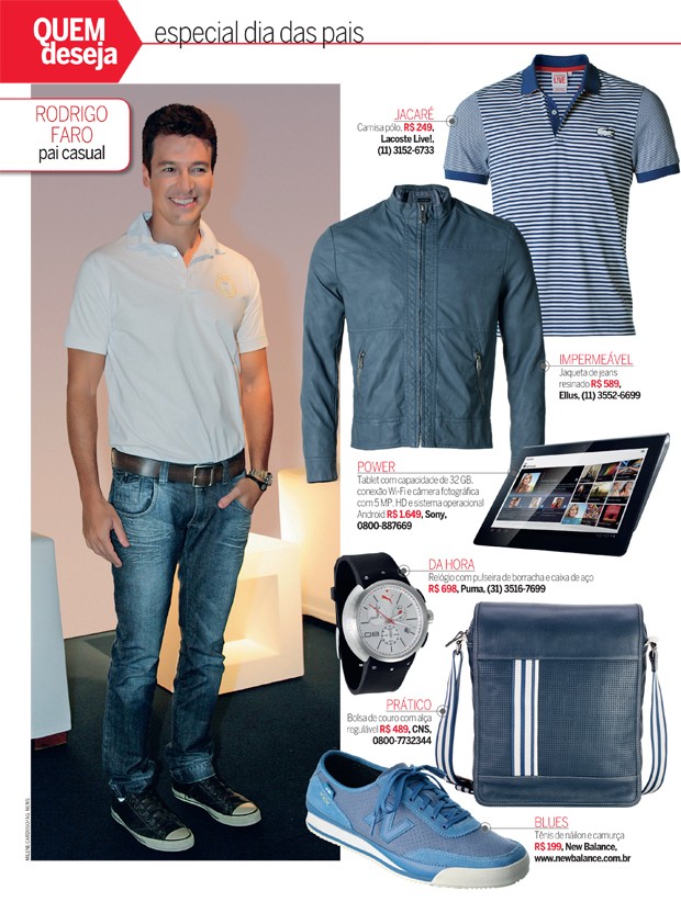 Especial Dia dos Pais: Rodrigo Faro - Quem | QUEM News