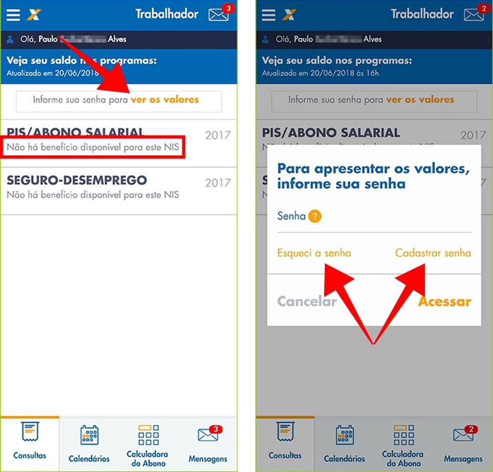 Como Consultar O Pis Pasep Pelo Celular Com O App Caixa Trabalhador