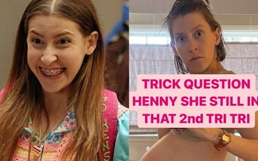 Atriz de 'The Middle' exibe com barrigão de gravidez de gêmeos - Quem ...