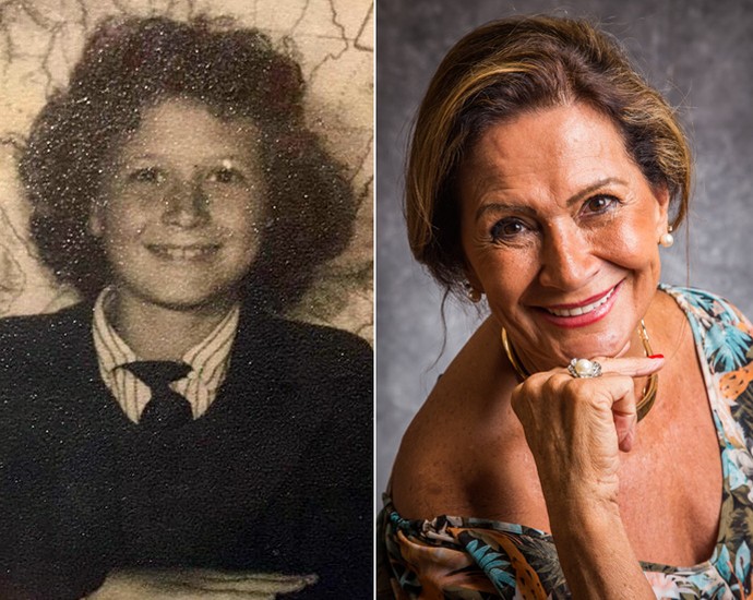 Família mostra foto da Ieda aos 10 anos de idade em foto da escola ...