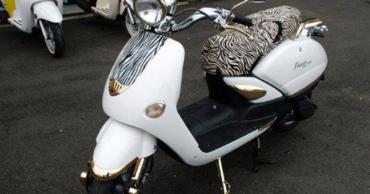 G1 - Scooter personalizado ganha visual com listras de zebra - notícias ...
