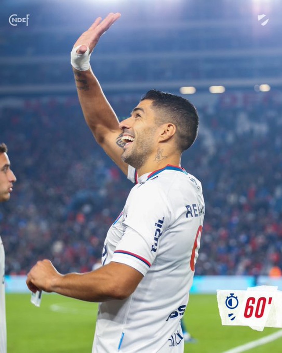 Na segunda partida, Luis Suárez marca o primeiro gol pelo Nacional; veja vídeo | Futebol | O Globo