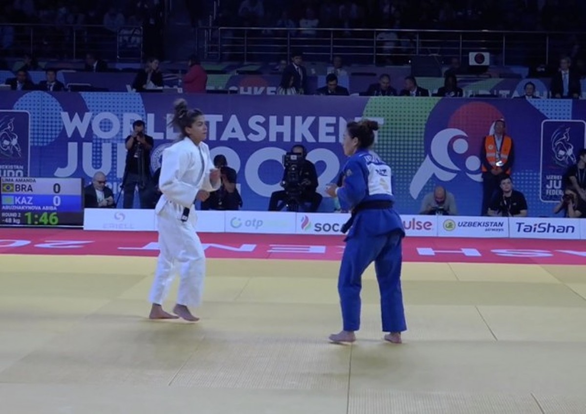 Allan Kuwabara e Amanda Lima caem no primeiro dia do Mundial de judô ...